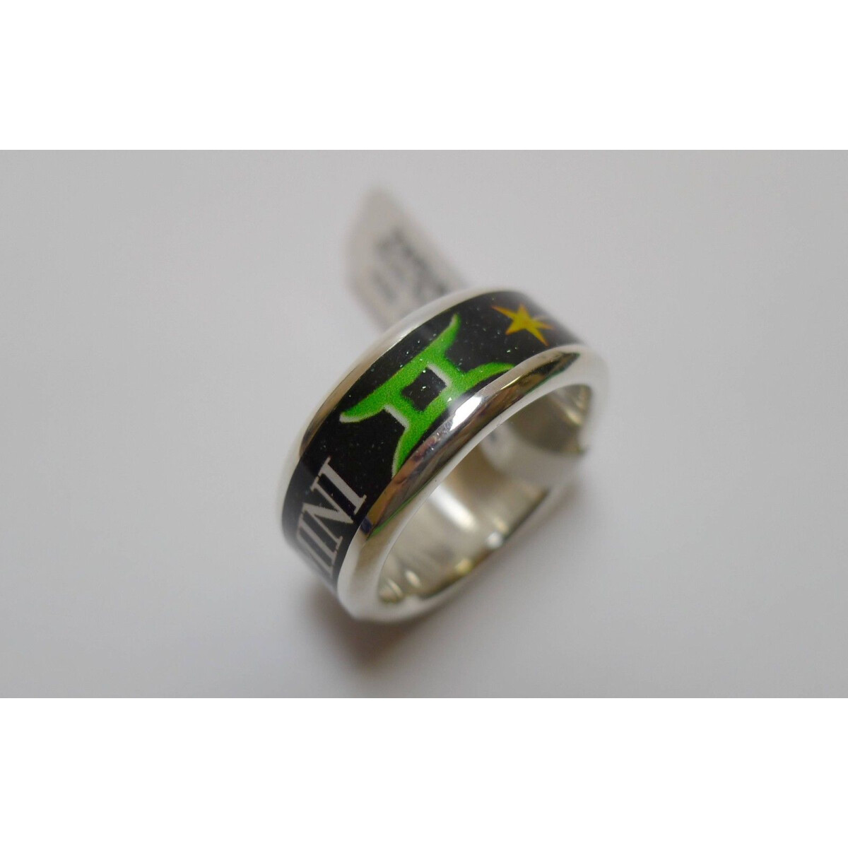 Ring Zebra shots Sternzeichen Zwilling Gemini Weite 52,5 Silber 925 A ...